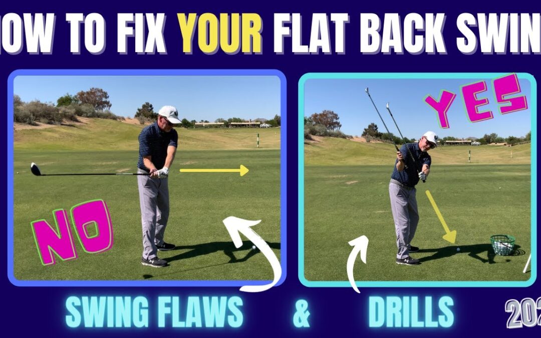 How to Fix Your Flat Back Swing ( Cause and Cure ) | Jones Beach Mini Golf